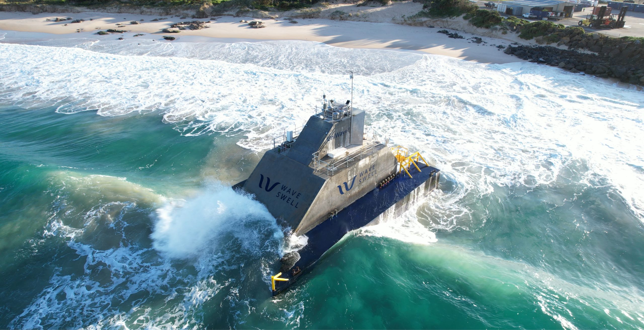 The UniWave200 device is generating power - WSE